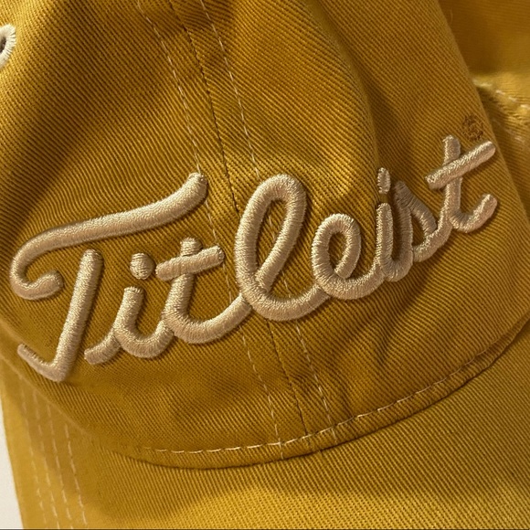 Titleist | Accessories | Titleist Golf Yellow Hat | Poshmark